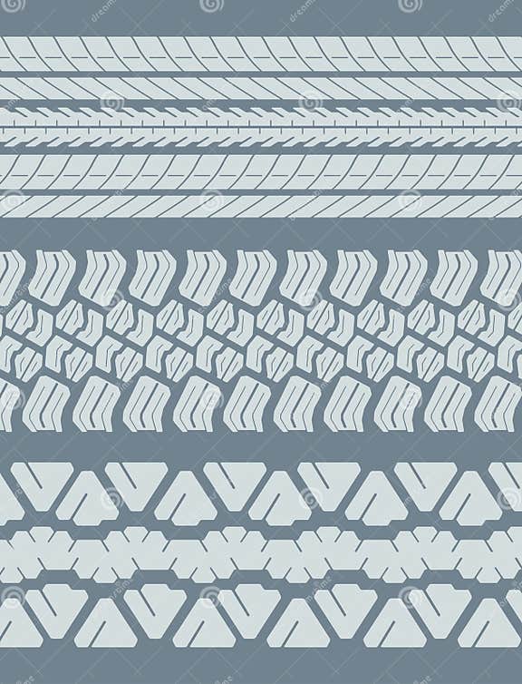 Tire Treads Vector stock vector. Illustration of rubber - 1843523