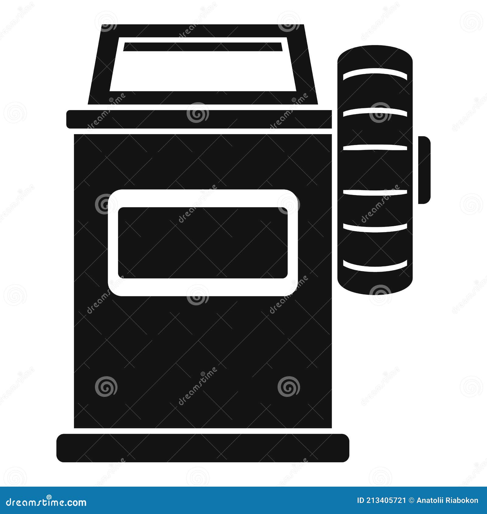 Tire Vulcanization Icon, Simple Style Stock Vector - Illustration of ...