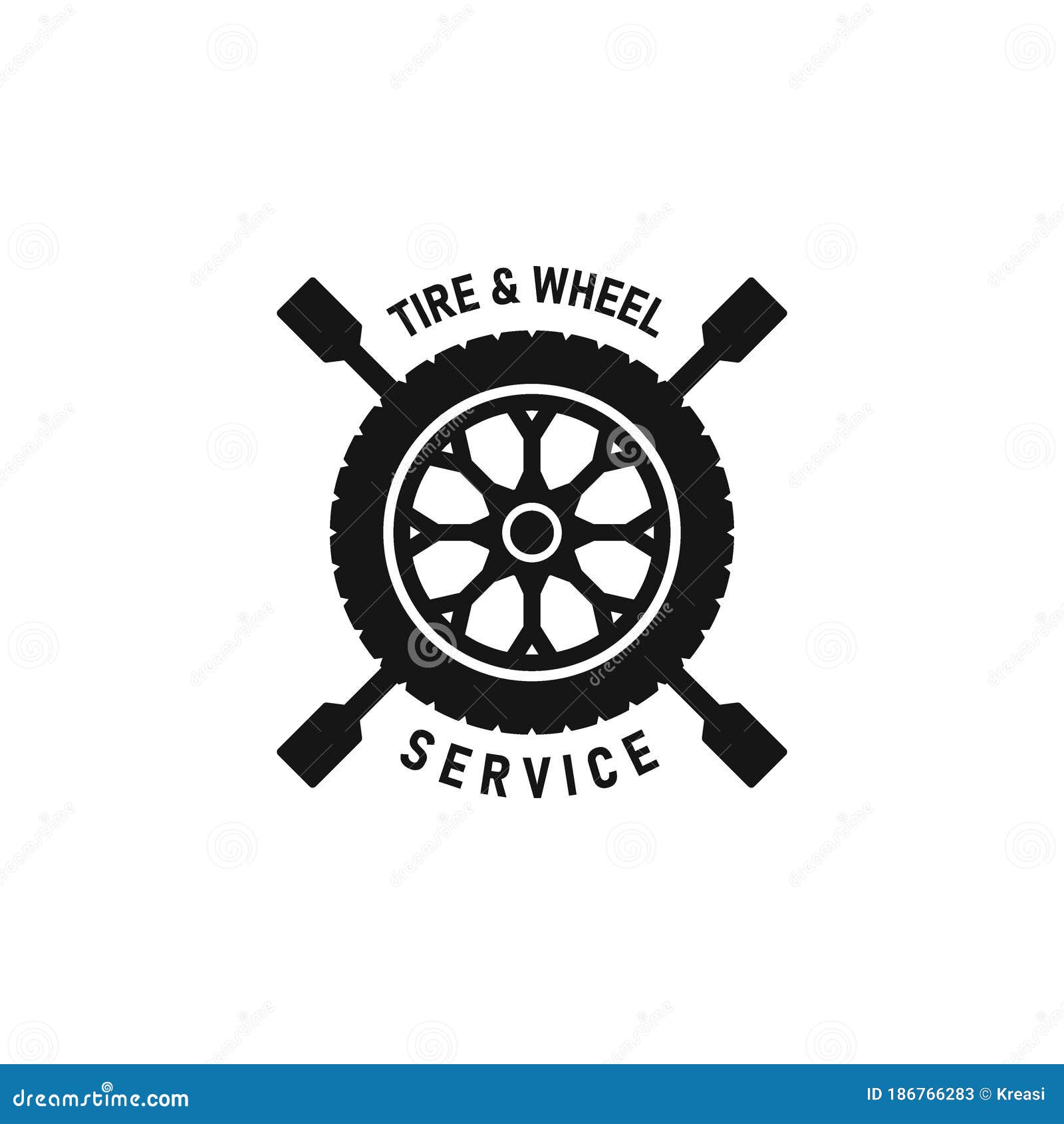 Tire and Wheel Icon Logo Vector Design Stock Vector - Illustration of ...