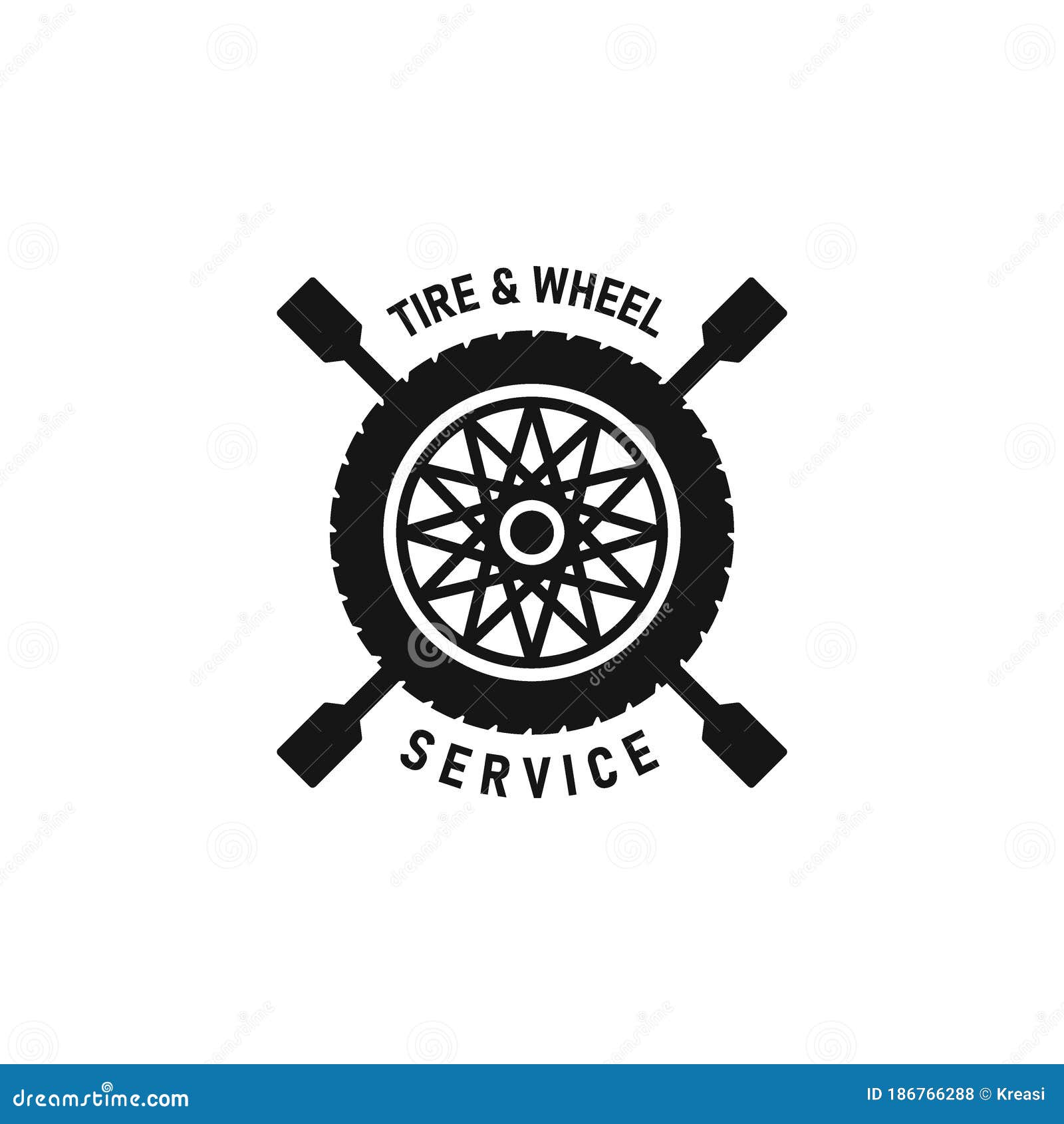 Tire and Wheel Icon Logo Vector Design Stock Vector - Illustration of ...