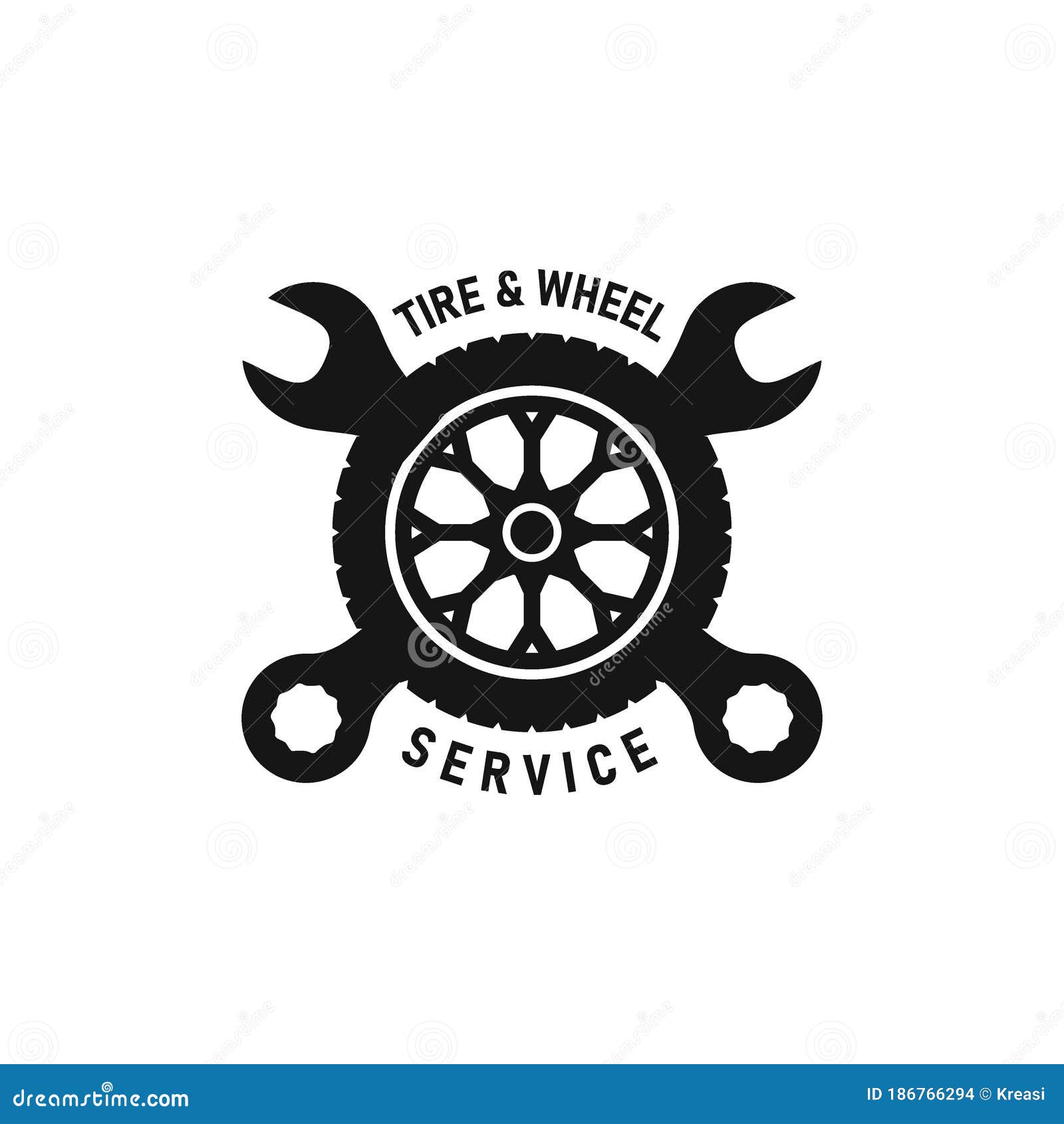 Tire and Wheel Icon Logo Vector Design Stock Vector - Illustration of ...