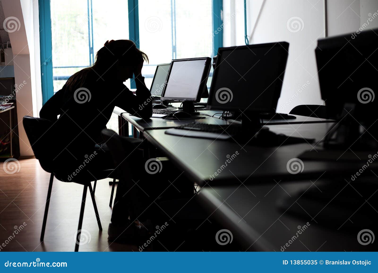 Tired stock image. Image of moody, display, classroom - 13855035