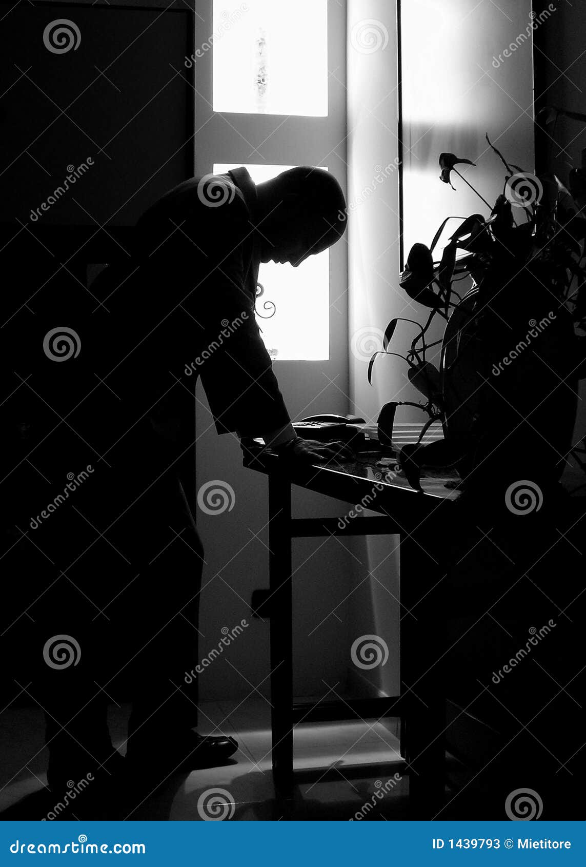 Tired... stock image. Image of pain, broken, ambient, telephone - 1439793