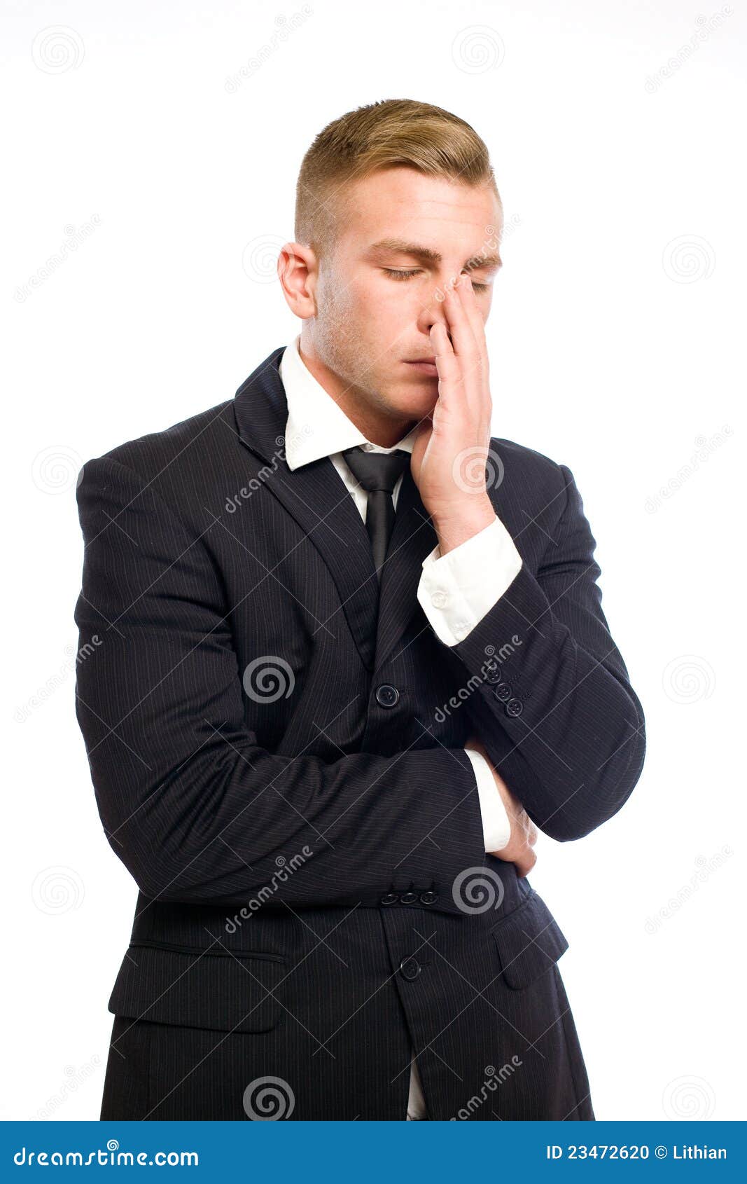 So tired. stock photo. Image of financial, white, elegant - 23472620