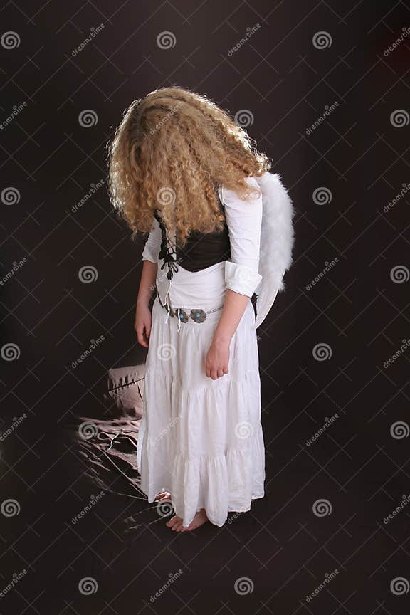 Tired angel stock image. Image of angelic, clear, angel - 1250055