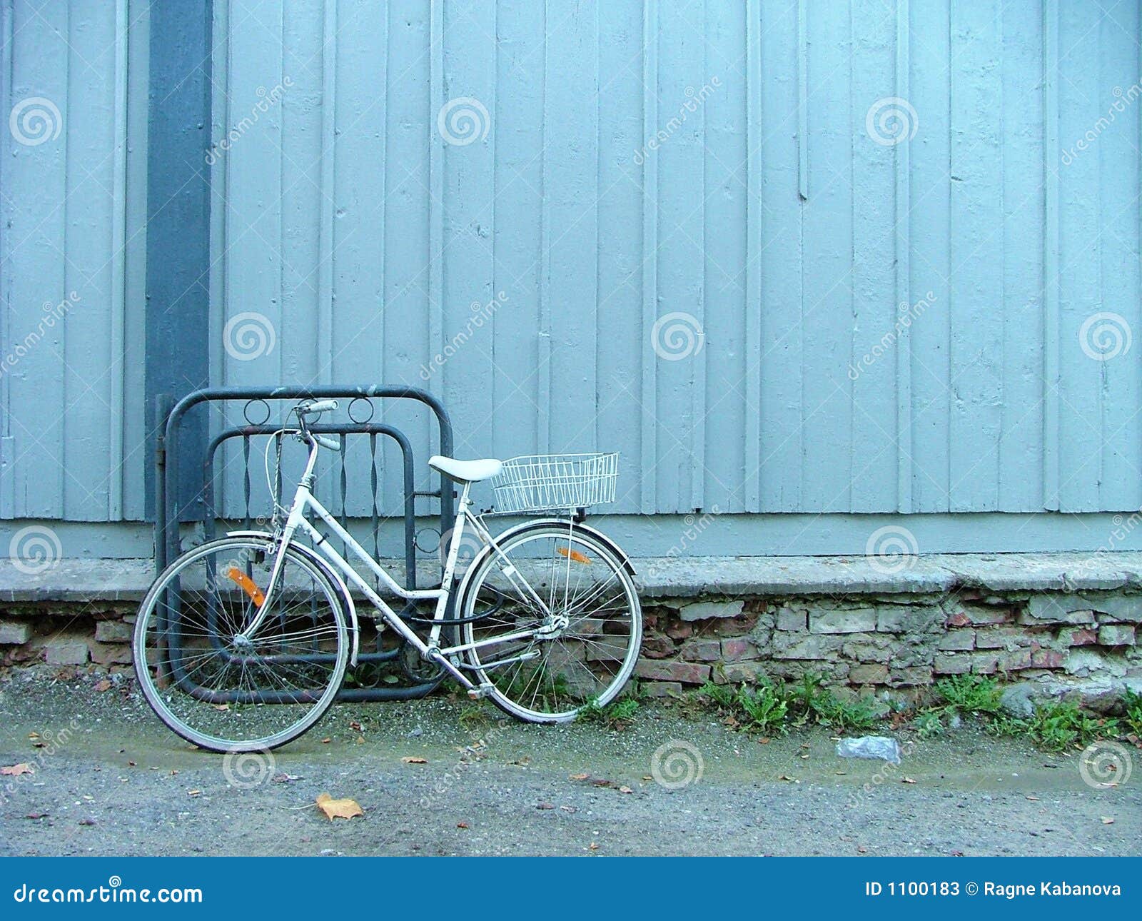 Tired bicycle stock image. Image of country, home, structure - 1100183