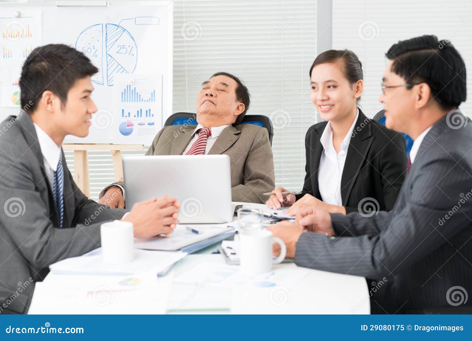 Tired boss stock image. Image of calm, businessman, adult - 29080175
