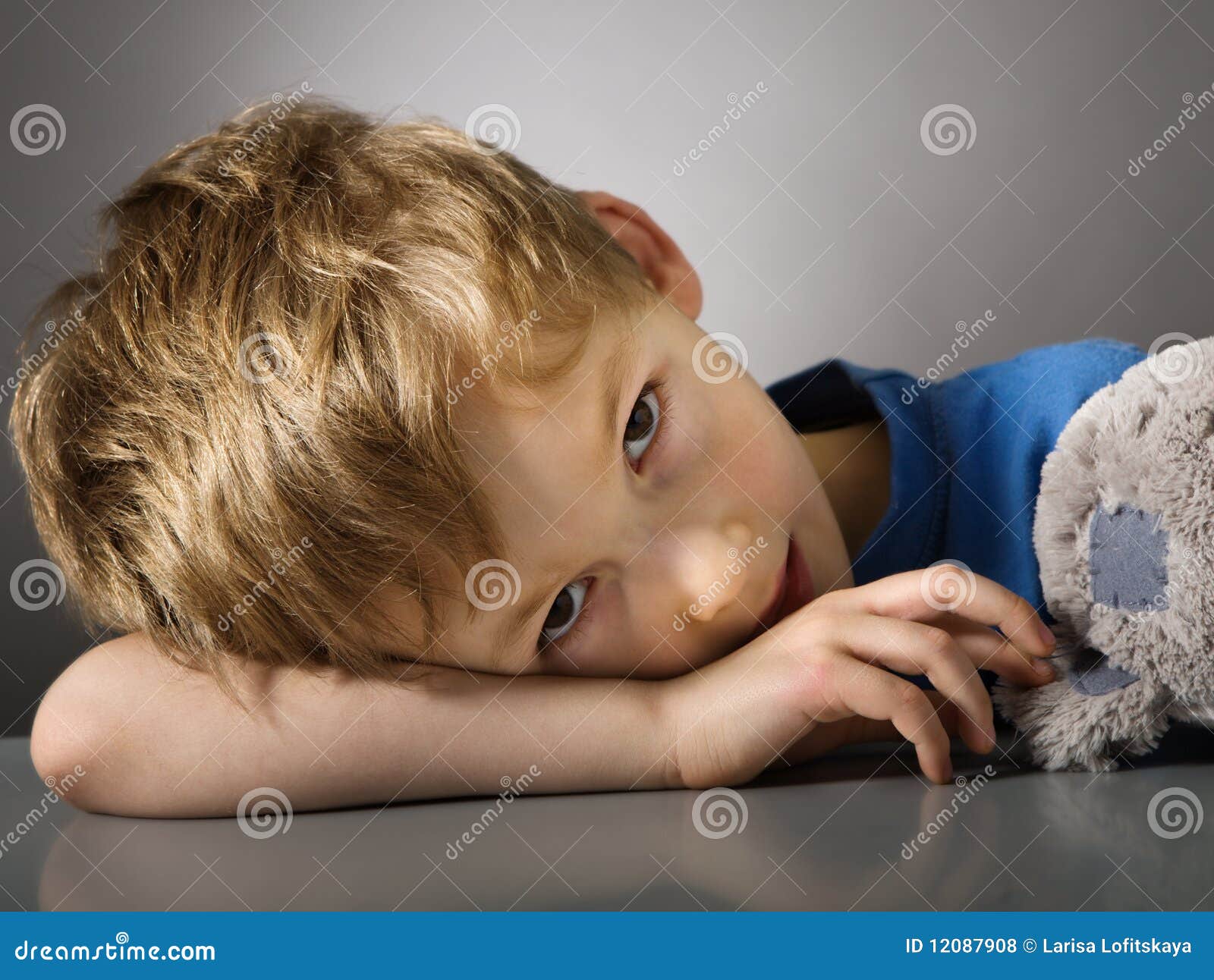 Tired boy stock photo. Image of childhood, solitude, illness - 12087908