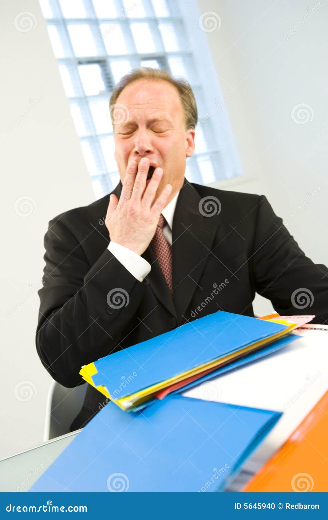 Tired businessman stock photo. Image of adult, exhaustion - 5645940