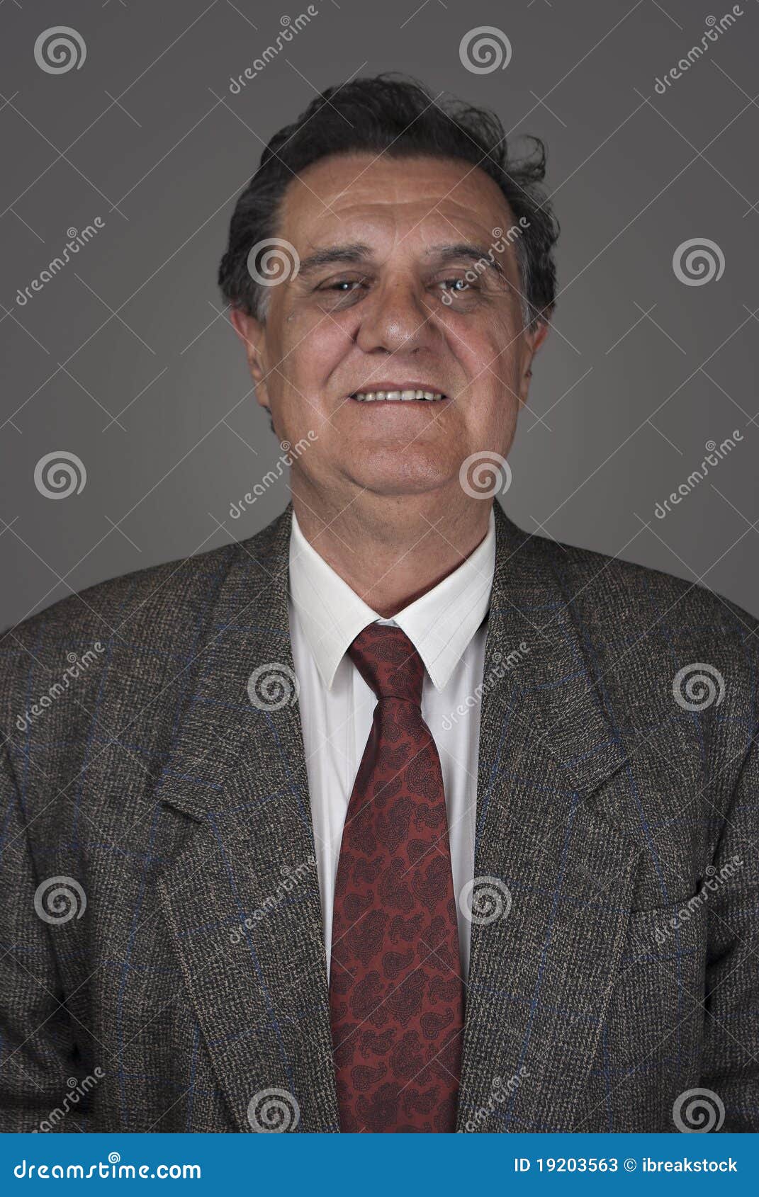 Tired businessman standing stock image. Image of intelligent - 19203563