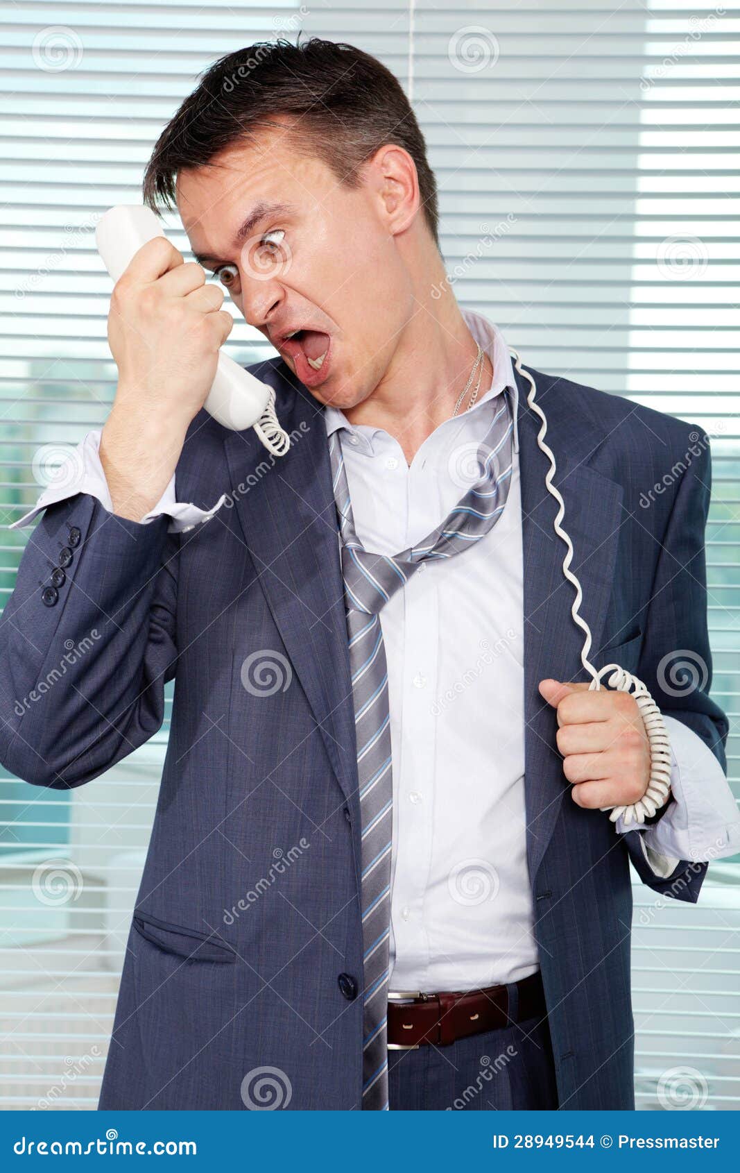 Tired from calls stock photo. Image of male, person, expression - 28949544