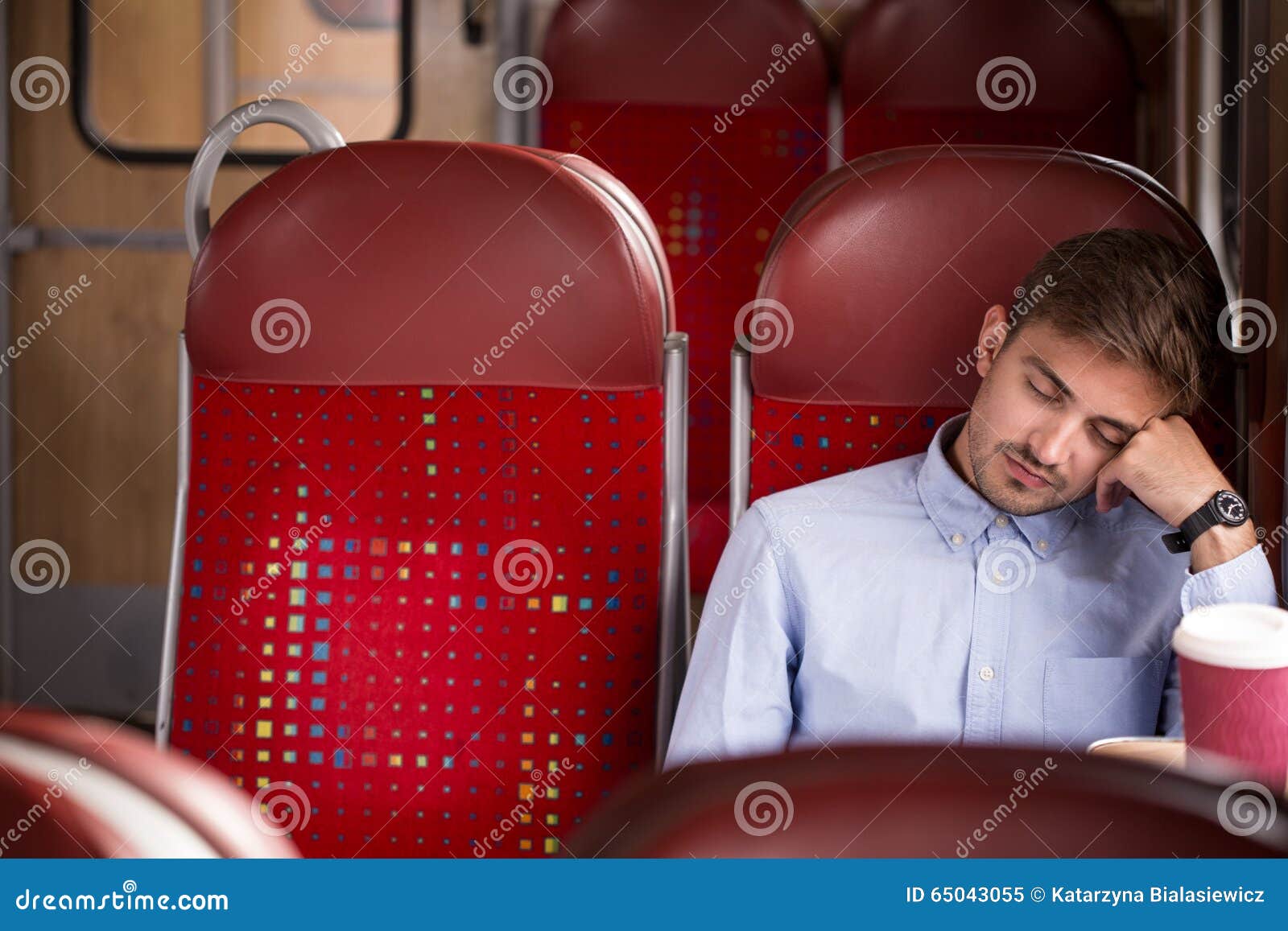 Tired commuter going home stock image. Image of person - 65043055