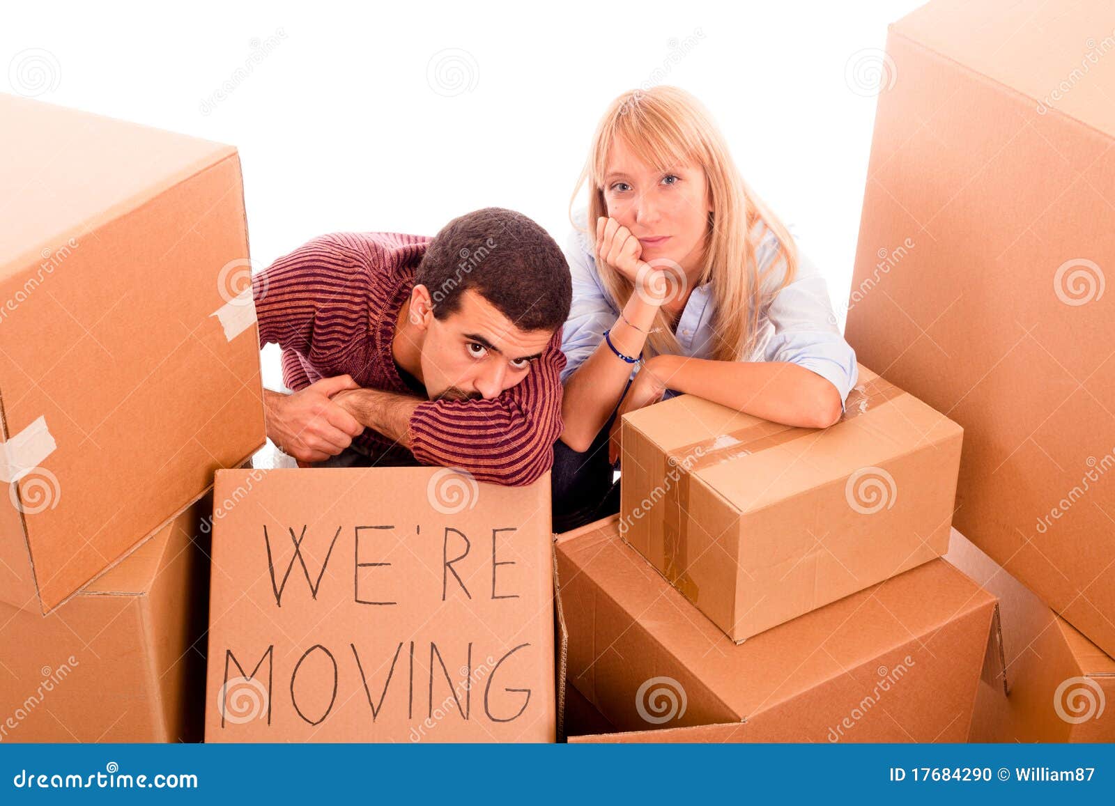 Tired Couple stock photo. Image of married, blond, looking - 17684290