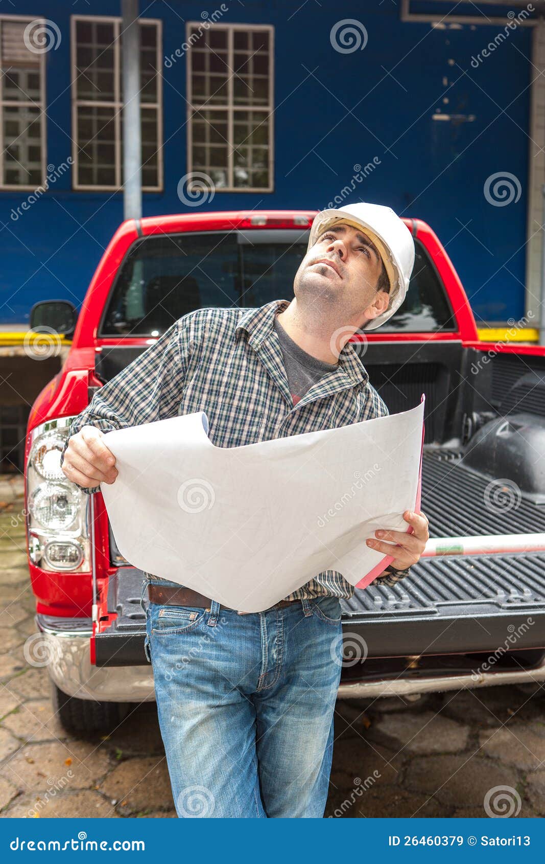 Tired engineer stock image. Image of business, helmet - 26460379