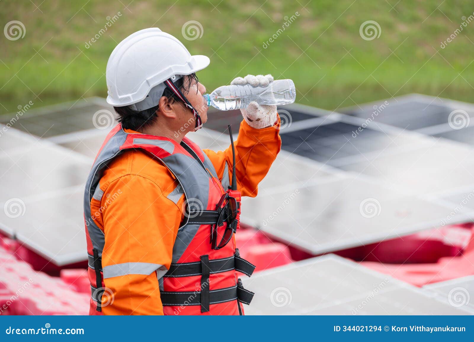 Tired Engineer Analysing Cad Software To Design A 3D Concept Of ...