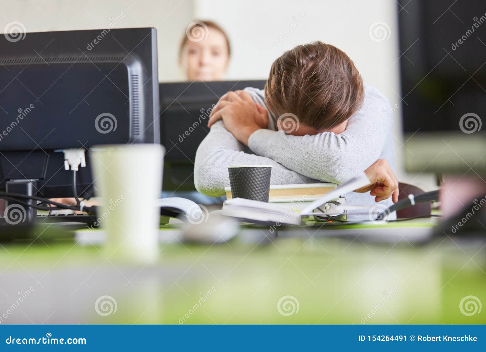 Tired or exhausted student stock image. Image of university - 154264491