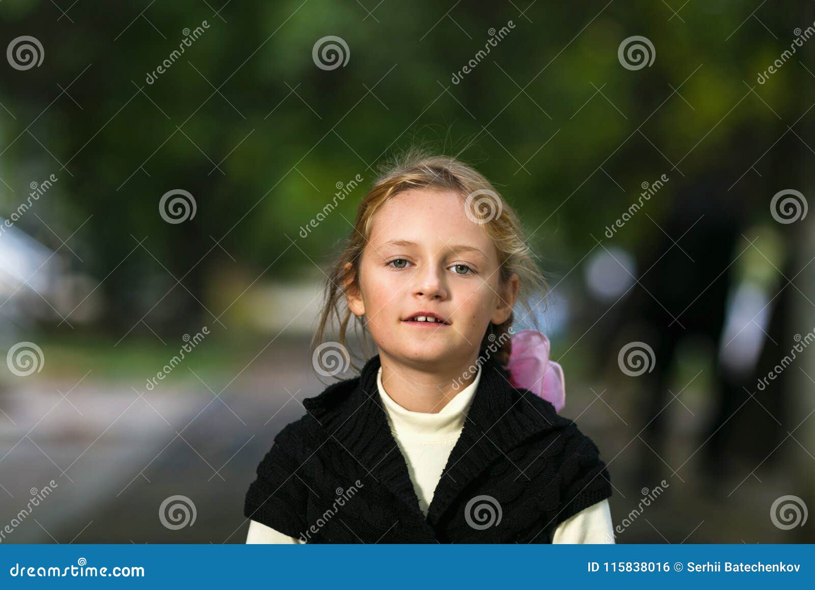 Tired Face of a Little Girl Stock Photo - Image of face, emotion: 115838016