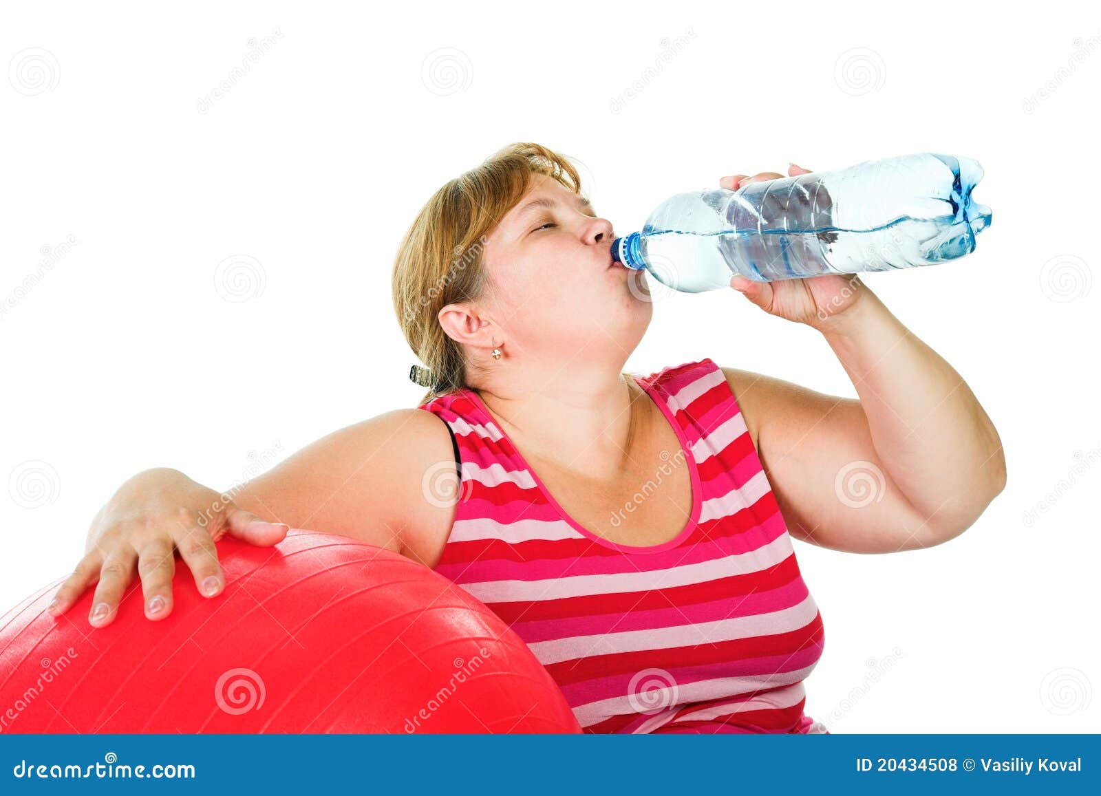 Tired fat woman stock photo. Image of thickly, healthy - 20434508