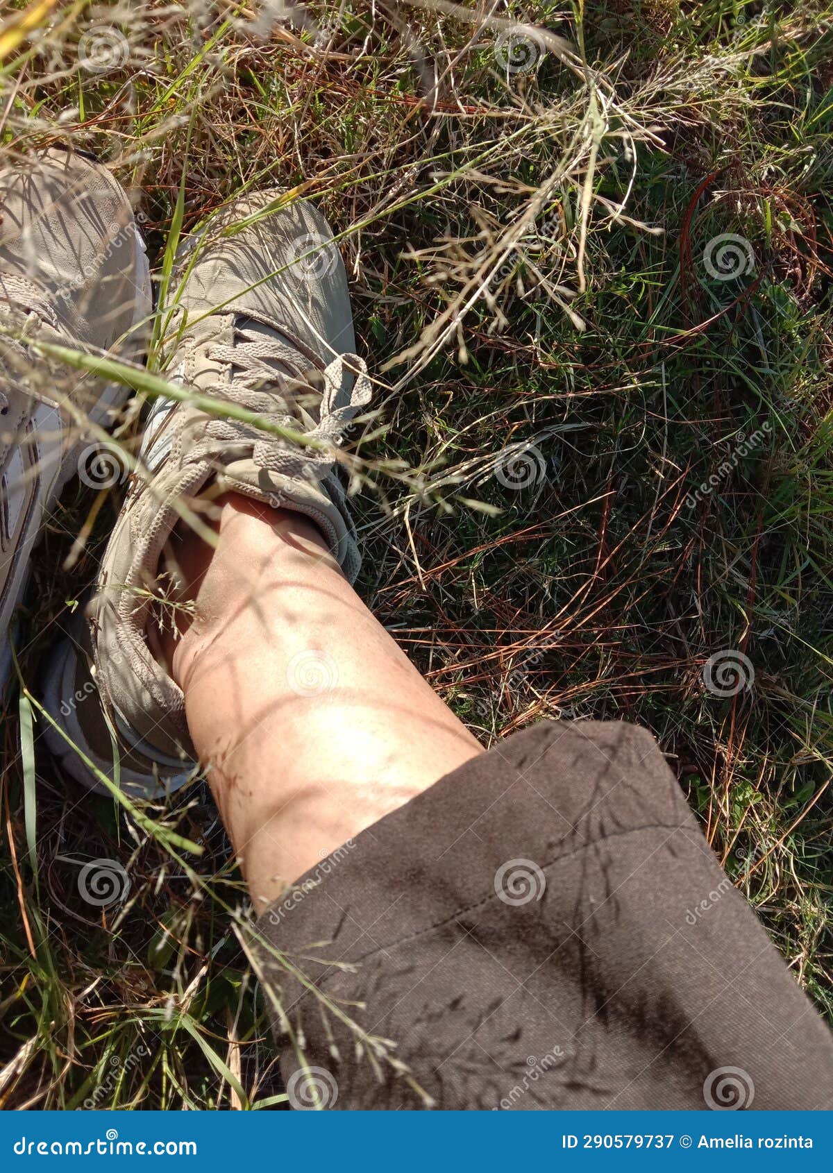 Tired feet from walking stock image. Image of feet, shoes - 290579737