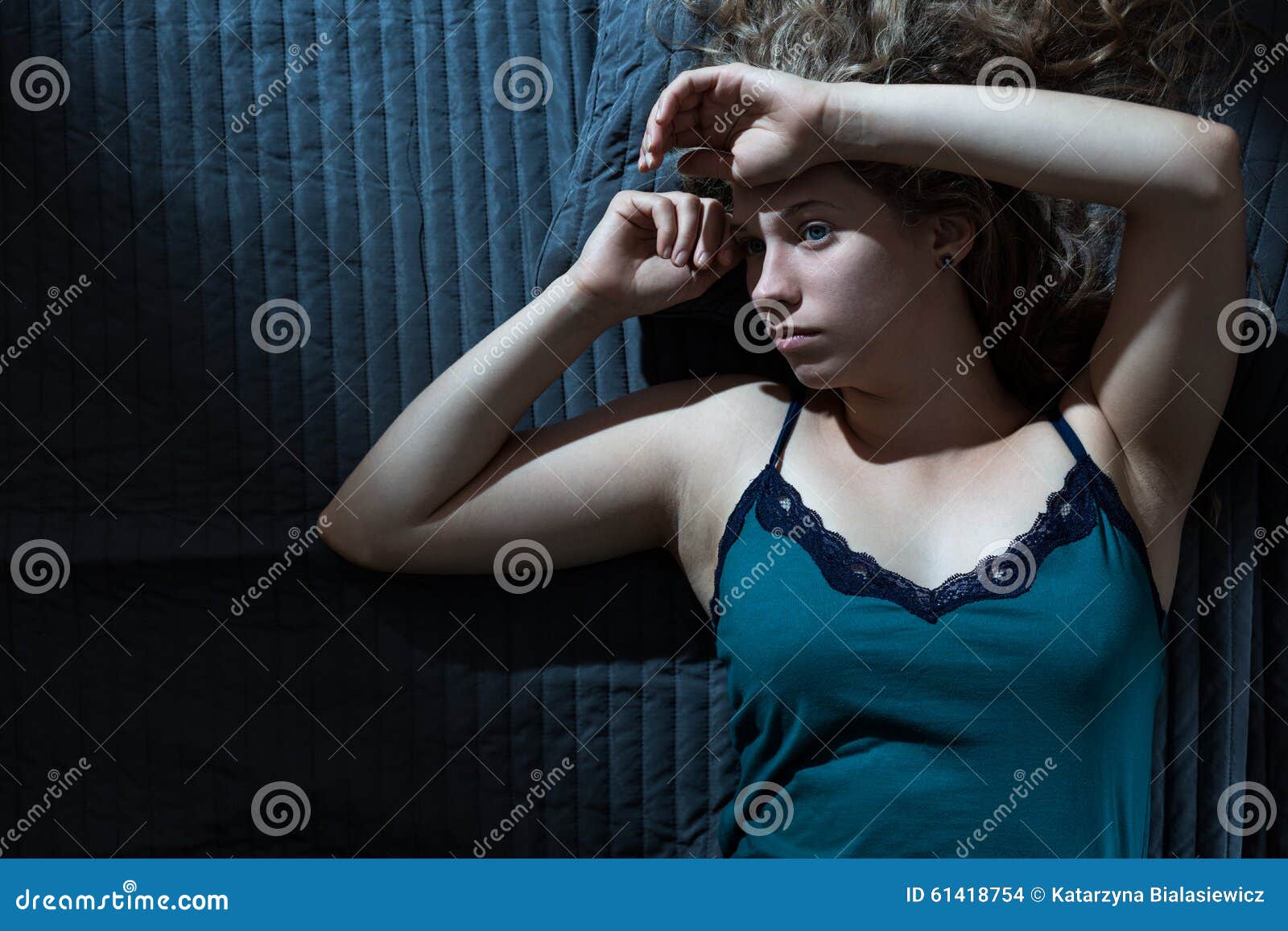 Tired female relaxing stock photo. Image of suffer, female - 61418754