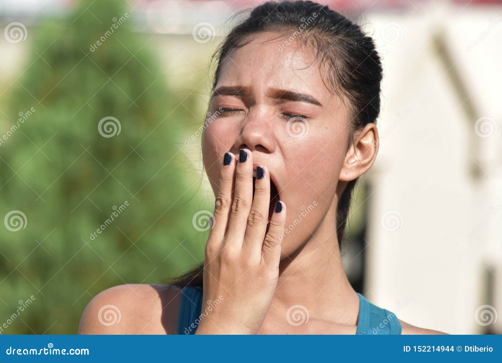 A Tired Female Woman stock photo. Image of fatigue, tired - 152214944