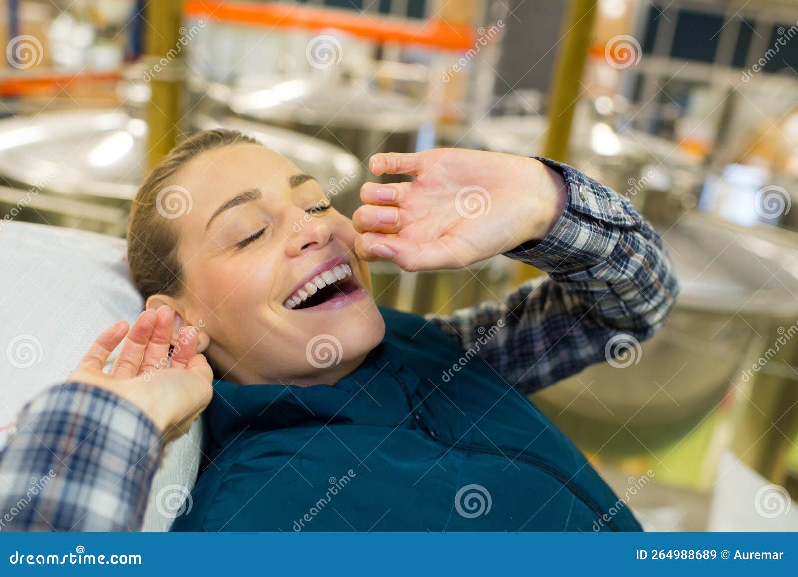 Tired Female Worker Yawning Stock Image - Image of tired, working ...