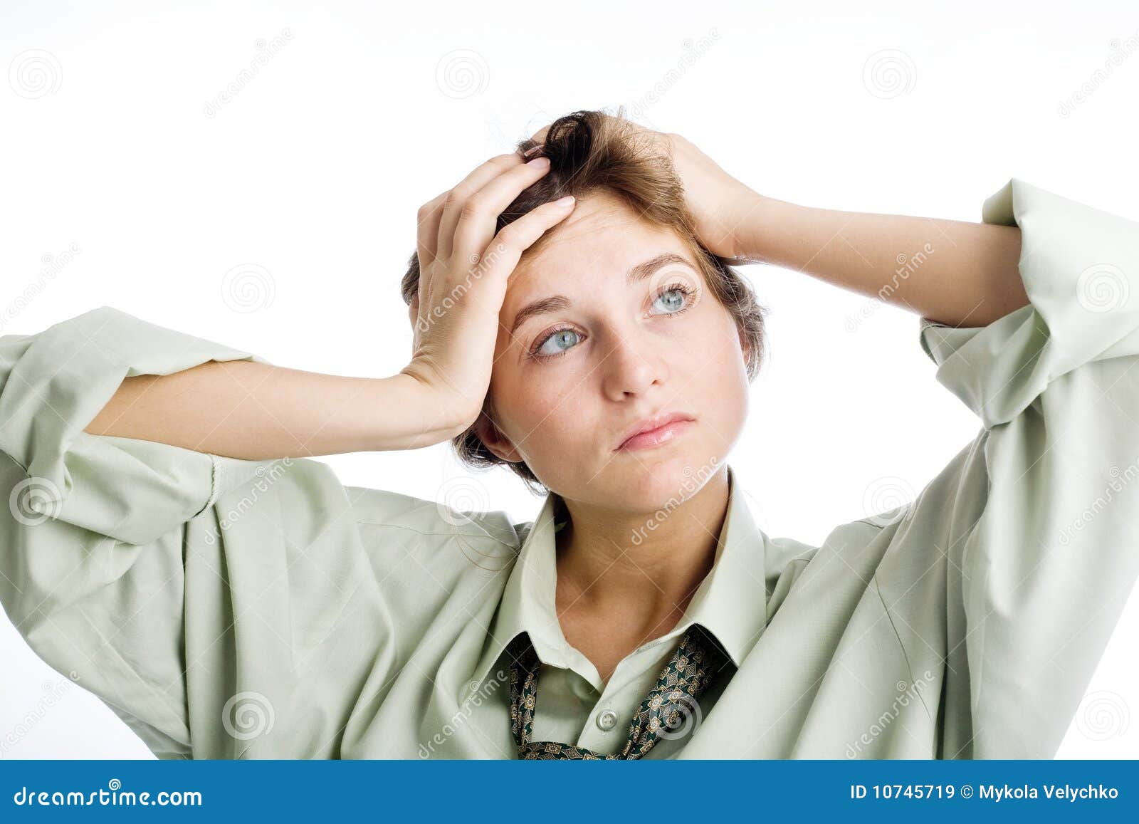 Tired girl stock image. Image of dream, young, face, light - 10745719