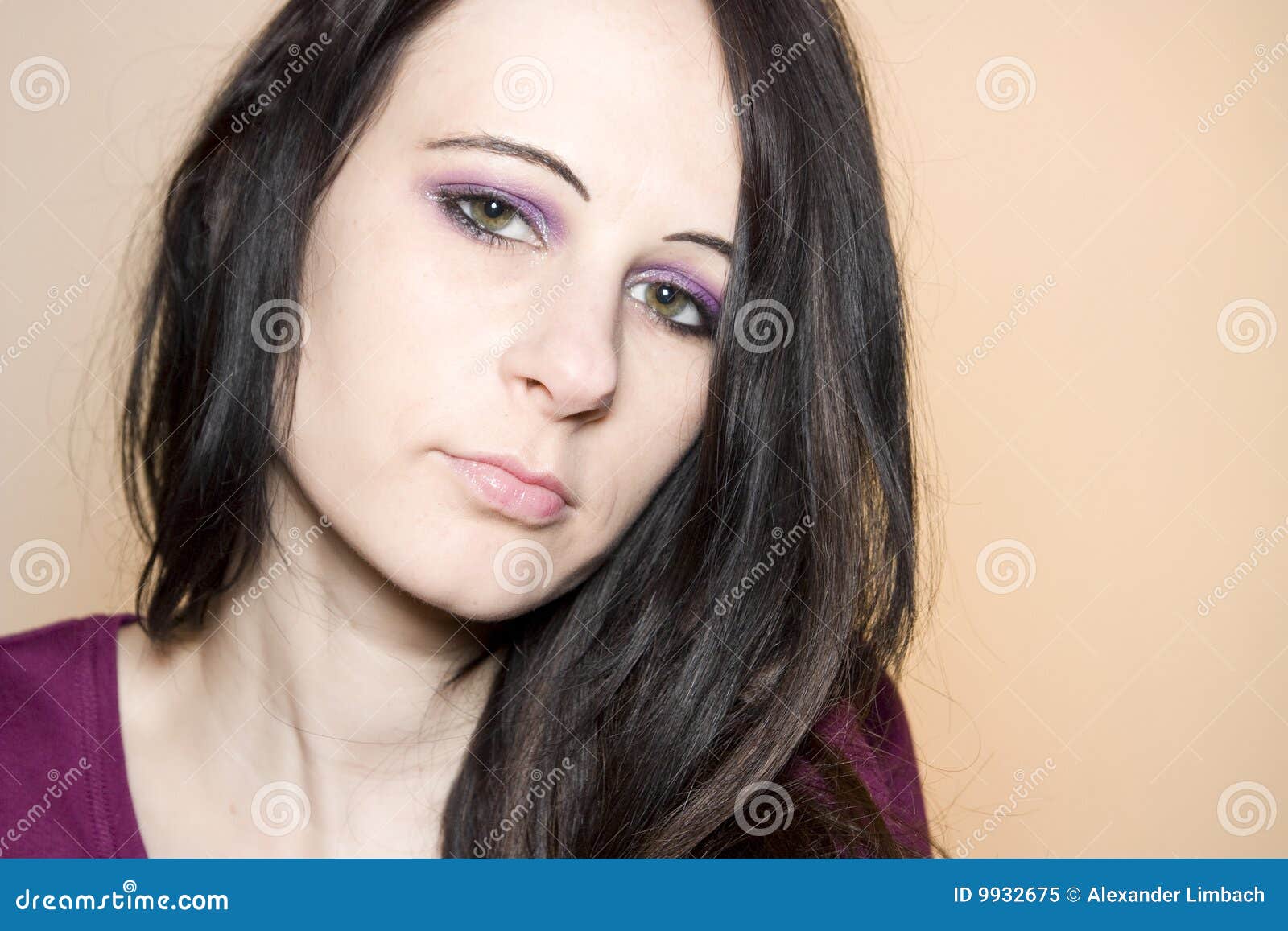 Tired girl stock image. Image of young, smile, weary, girl - 9932675
