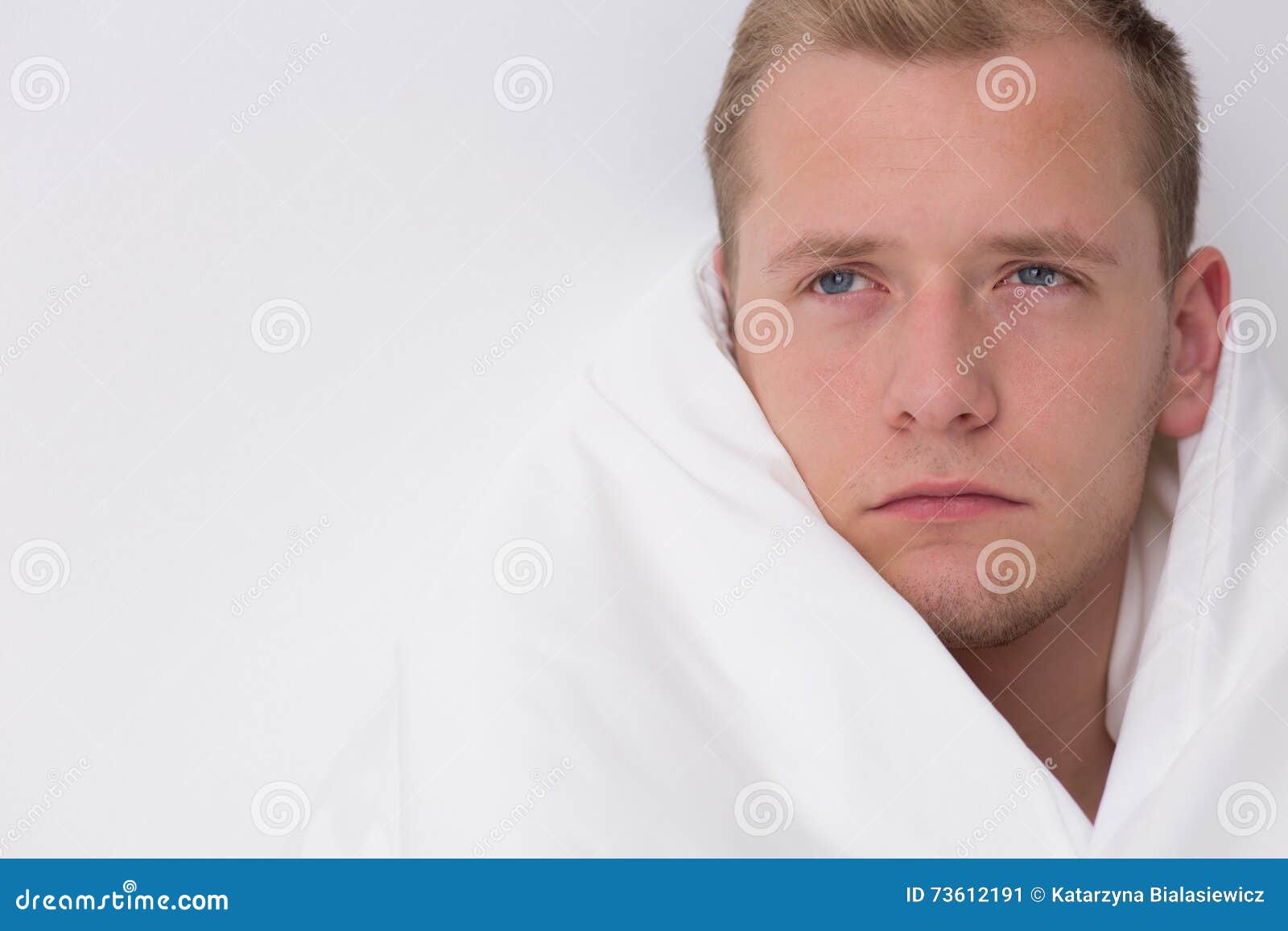 Tired of the hangover stock image. Image of blonde, thoughtful - 73612191