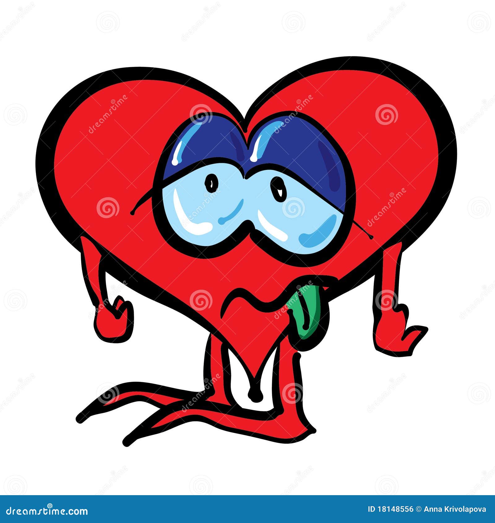 Tired heart stock illustration. Illustration of background - 18148556
