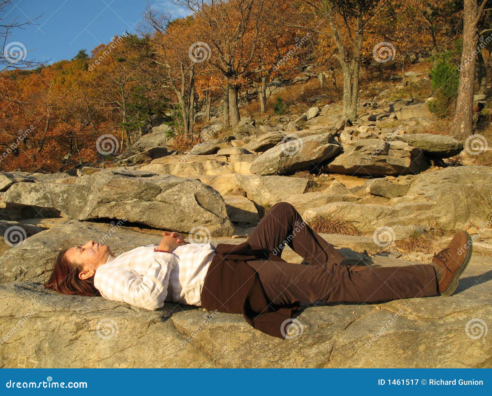 Tired Hiker Royalty Free Stock Photography - Image: 1461517