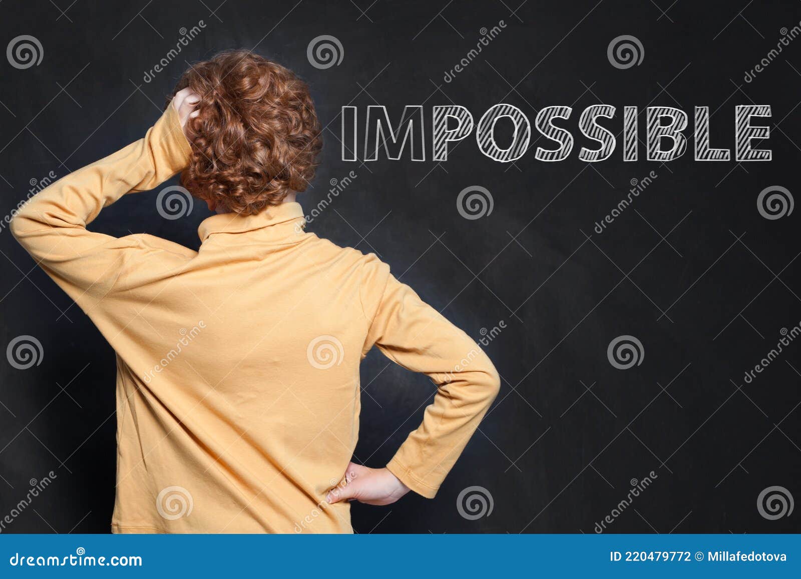 Impossible Unsolvable Undoable Unable Text On Wooden Signpost Outdoors ...