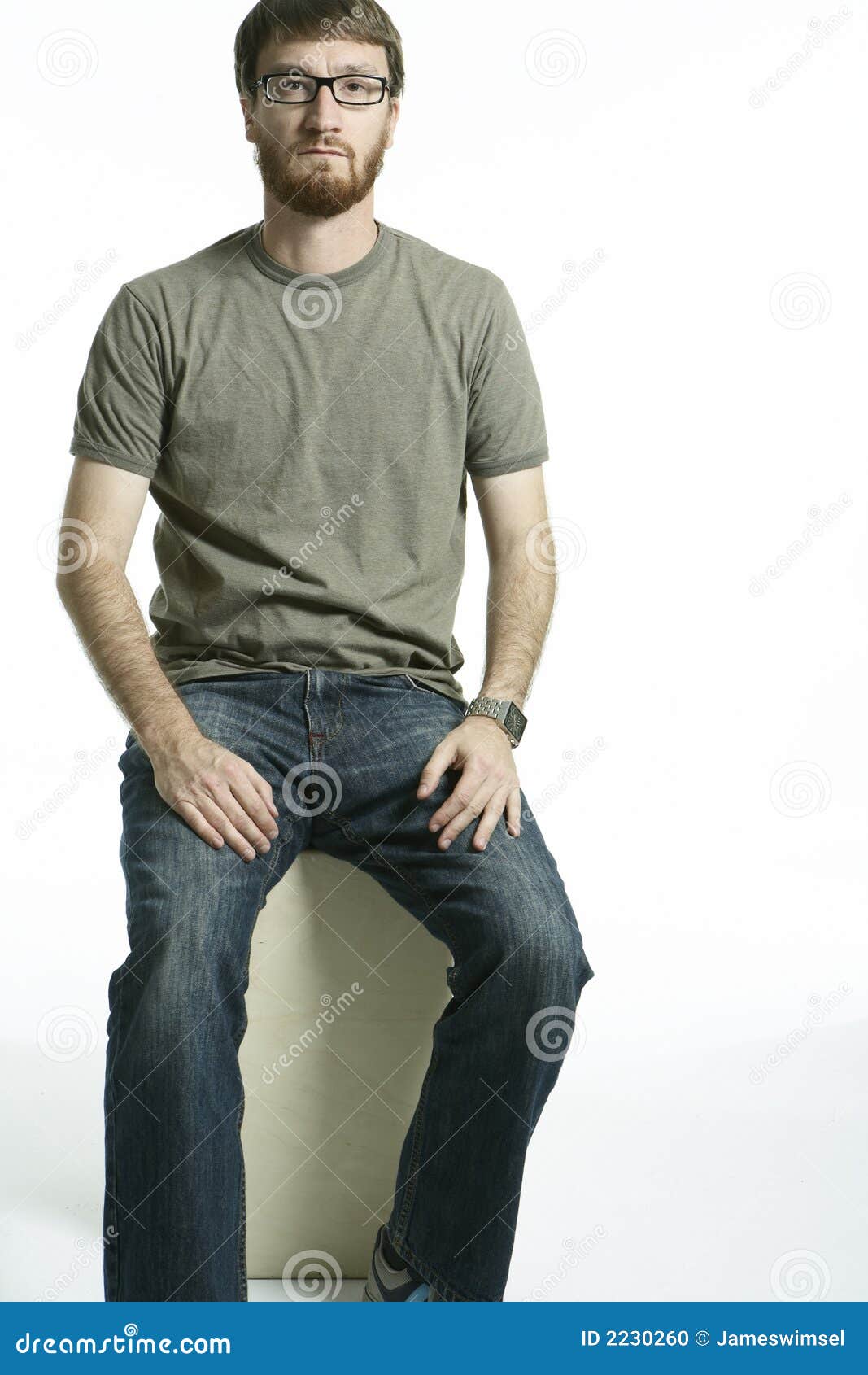 Tired man stock photo. Image of casual, male, face, expression - 2230260