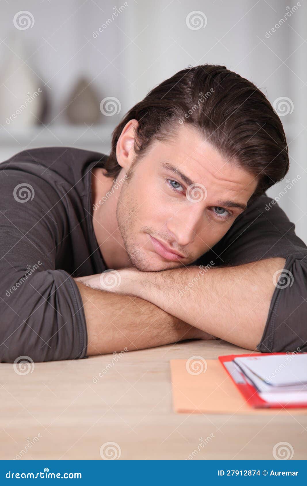 Tired man stock photo. Image of rest, weakness, abuse - 27912874