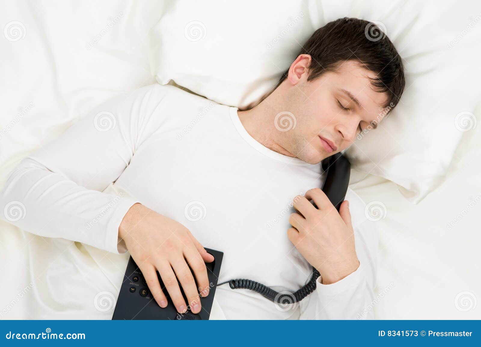 Tired man stock image. Image of angle, receiver, alone - 8341573