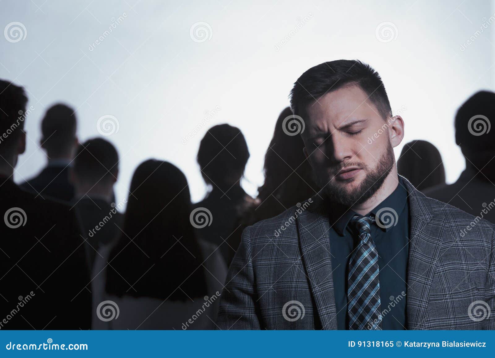 Against The Crowd 1 Royalty-Free Stock Image | CartoonDealer.com #8242942