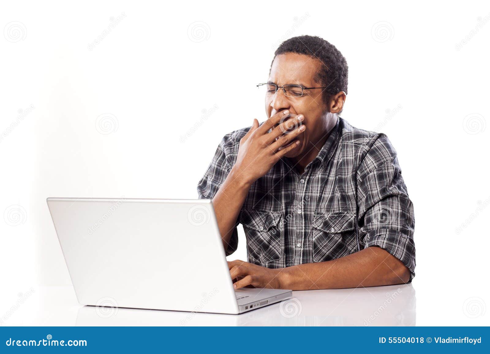 Tired man stock photo. Image of network, employee, communication - 55504018