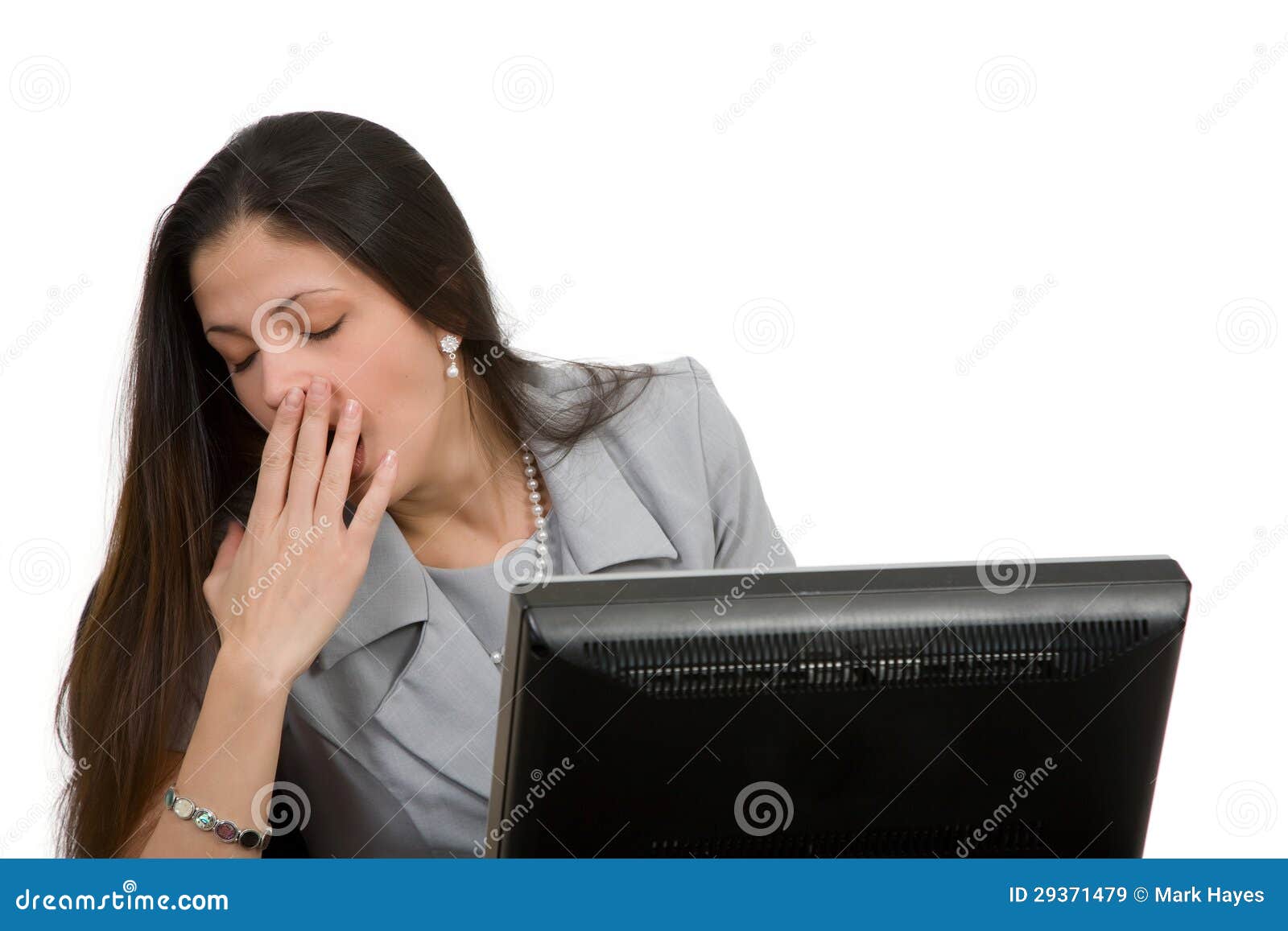 Tired office worker stock image. Image of worker, adult - 29371479