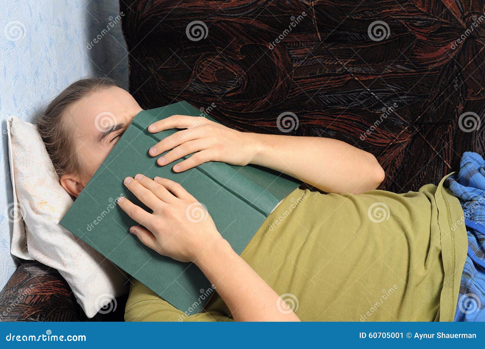 Tired of reading stock image. Image of green, adult, bothered - 60705001