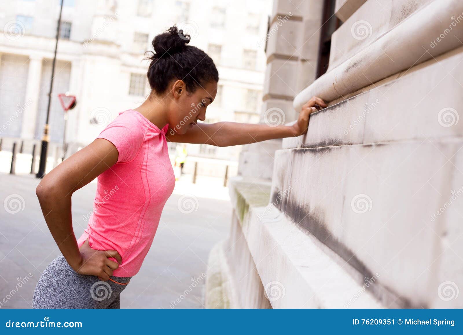 Tired runner stock image. Image of fitness, recreation - 76209351