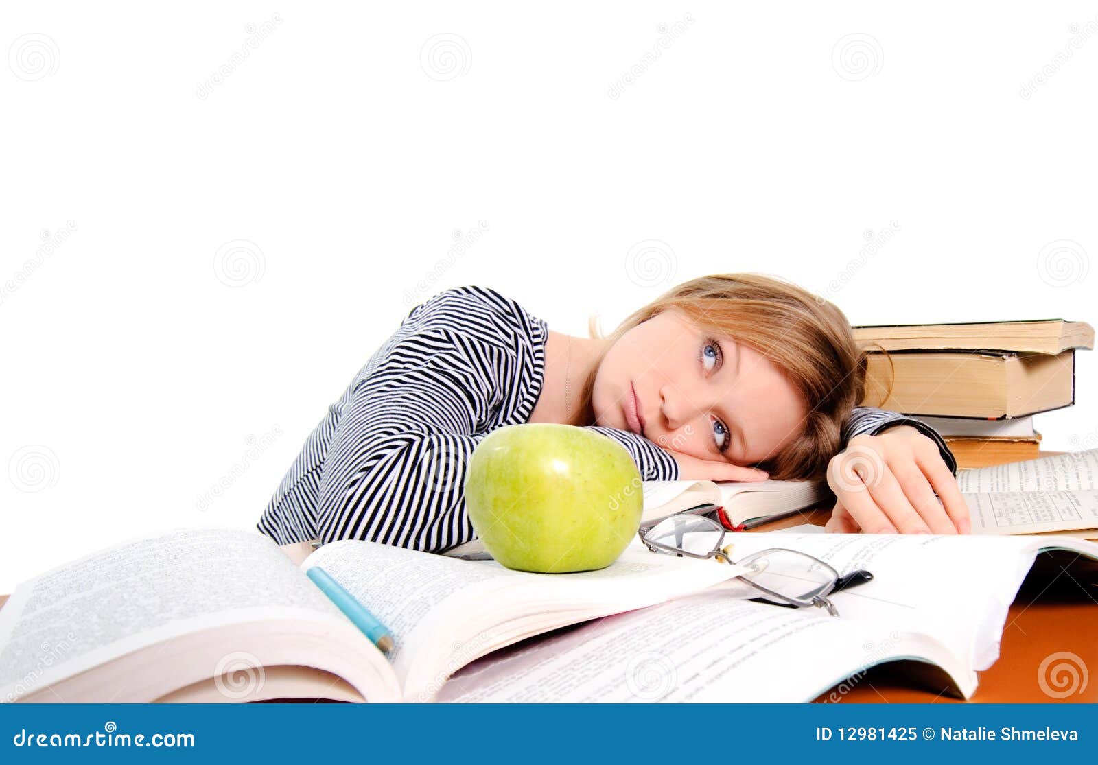 Tired student stock image. Image of rest, school, institute - 12981425