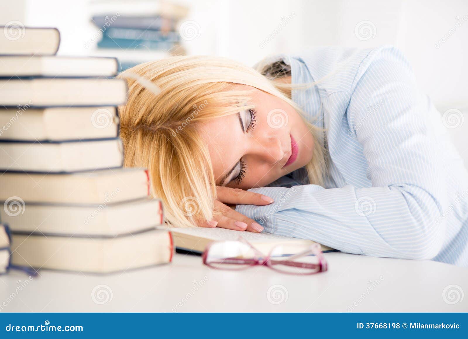 Tired student stock photo. Image of homework, schooling - 37668198