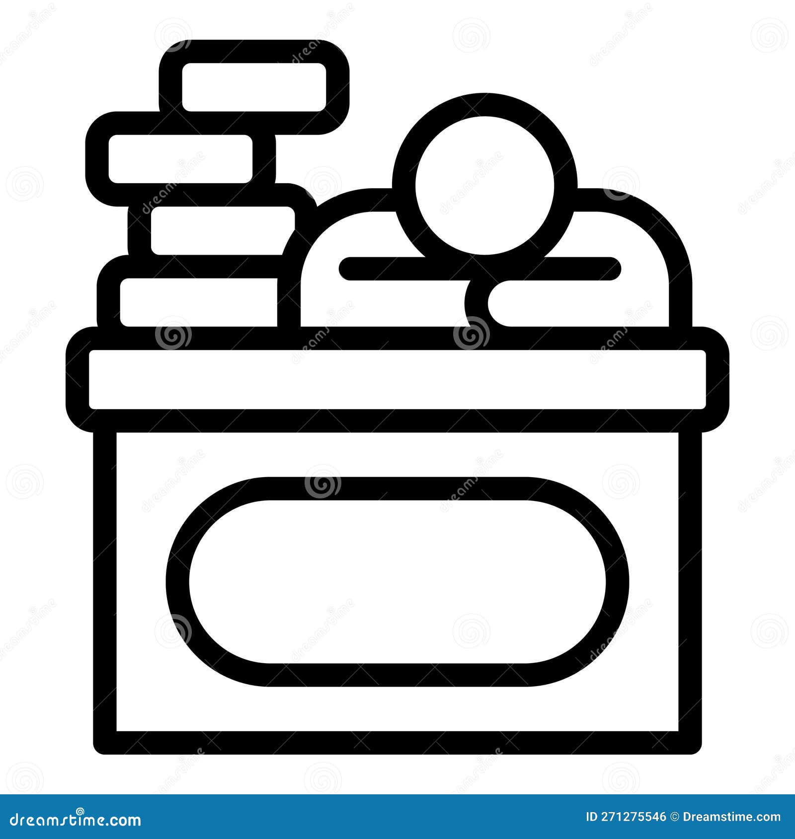 Tired Student Icon Outline Vector. Burnout Workplace Stock Illustration ...