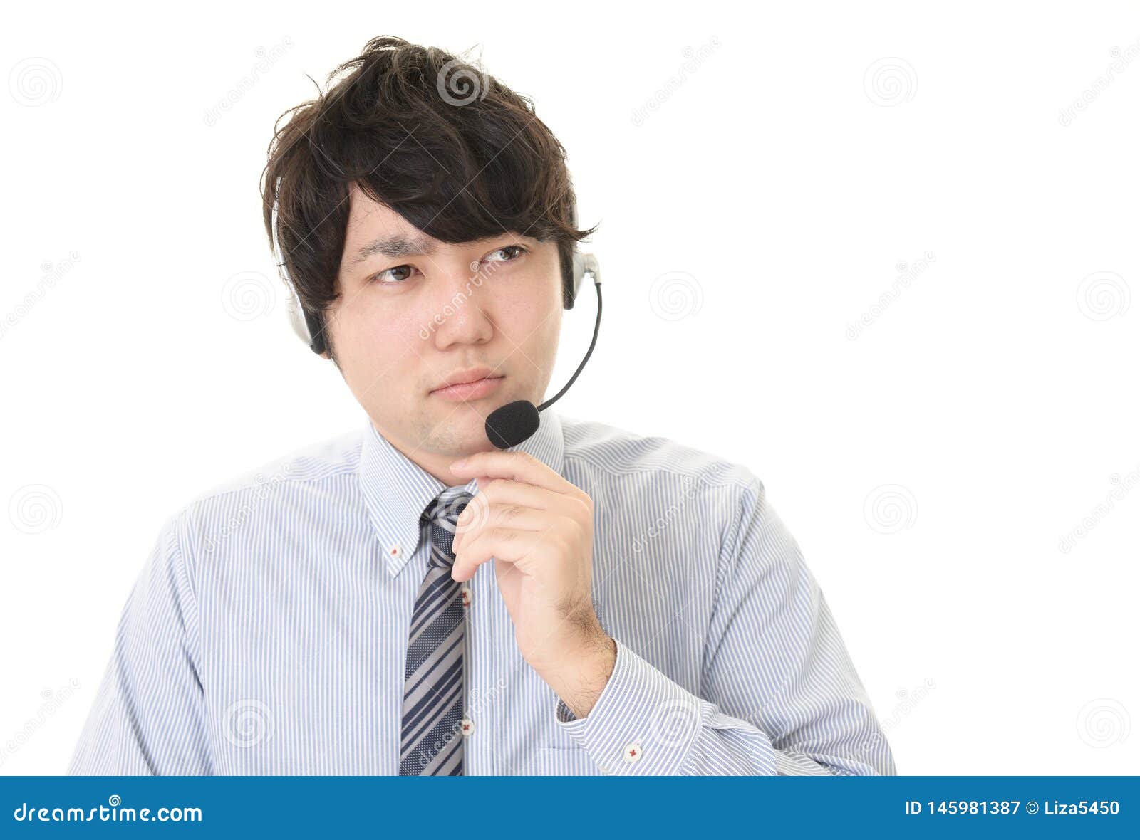 Tired telephone operator stock image. Image of operator - 145981387