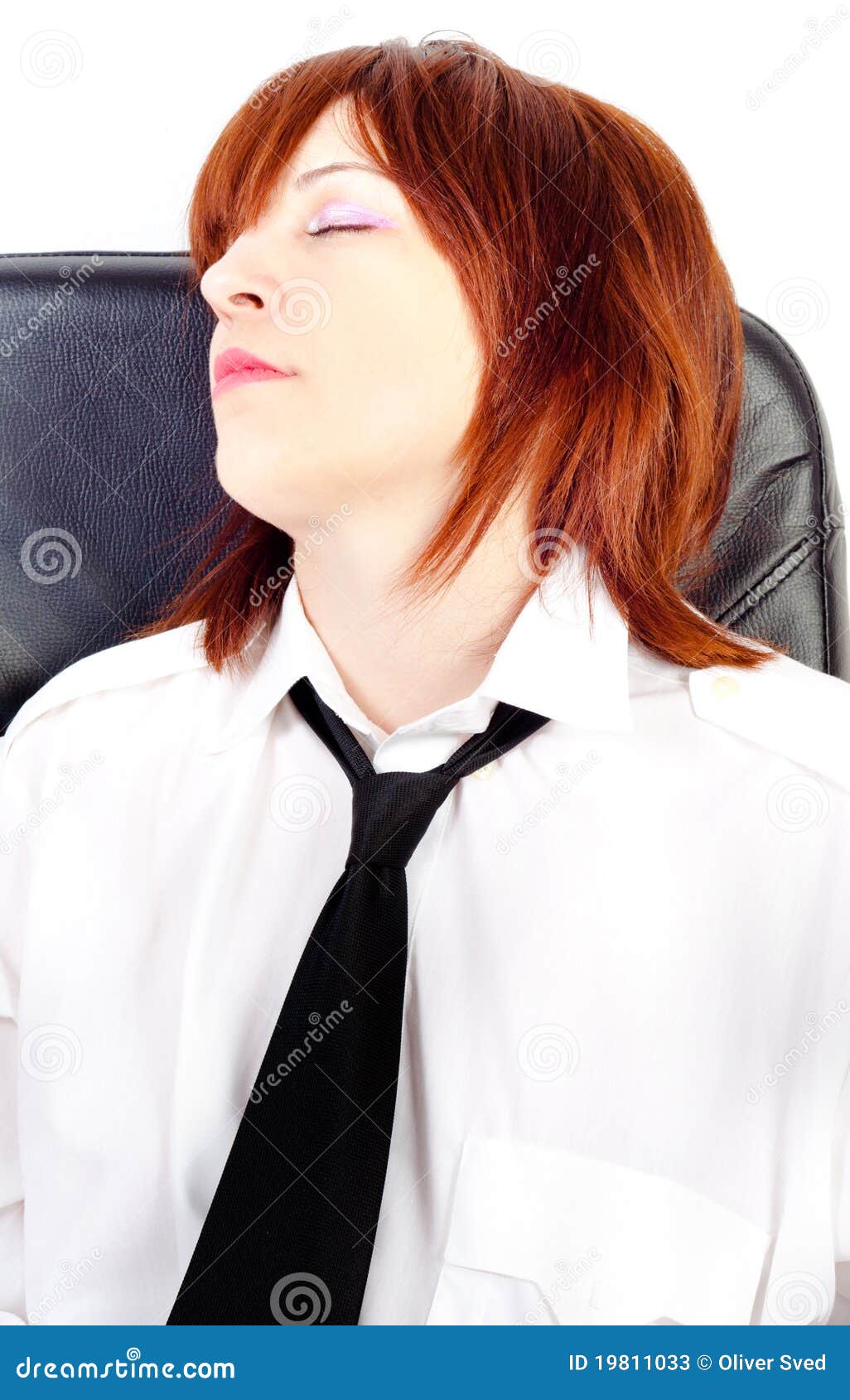 Tired woman stock image. Image of corporate, effort, expression - 19811033