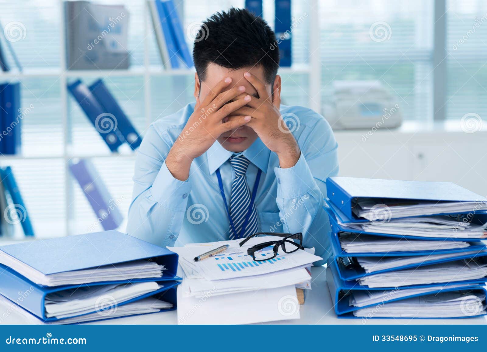 Tired from work stock image. Image of copyspace, overworked - 33548695