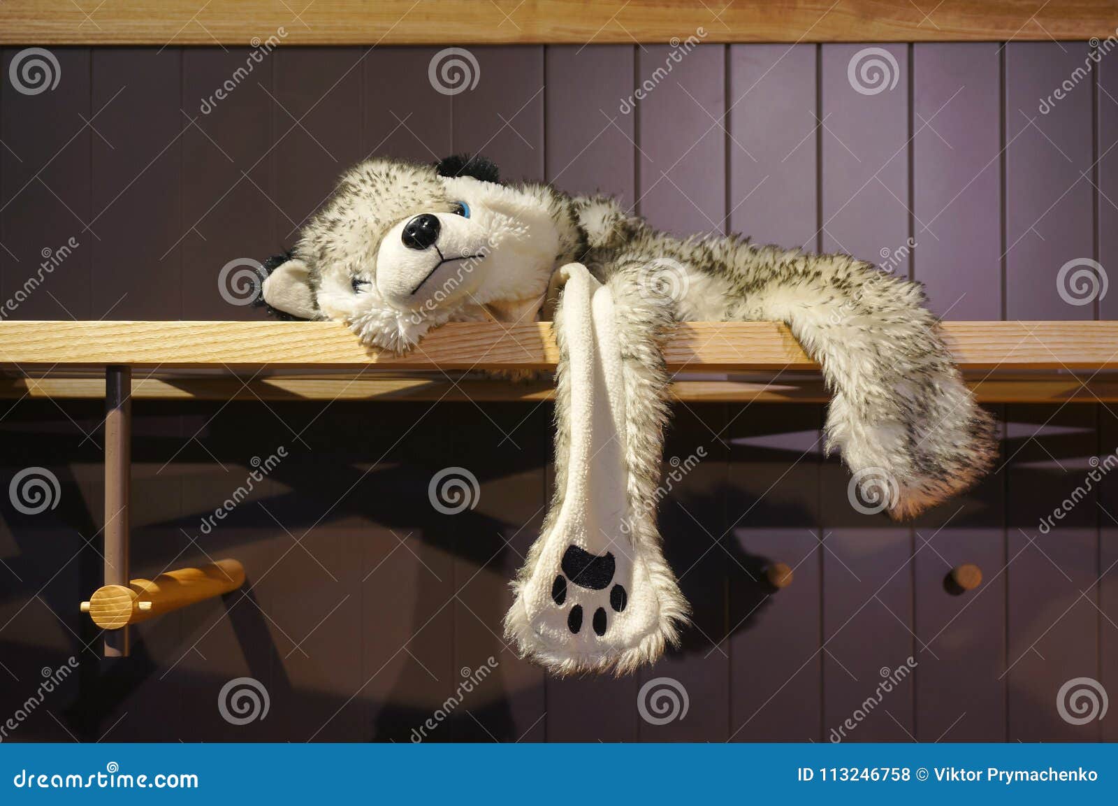 Tired after Work. Plush Toy Stock Photo - Image of bear, furniture ...