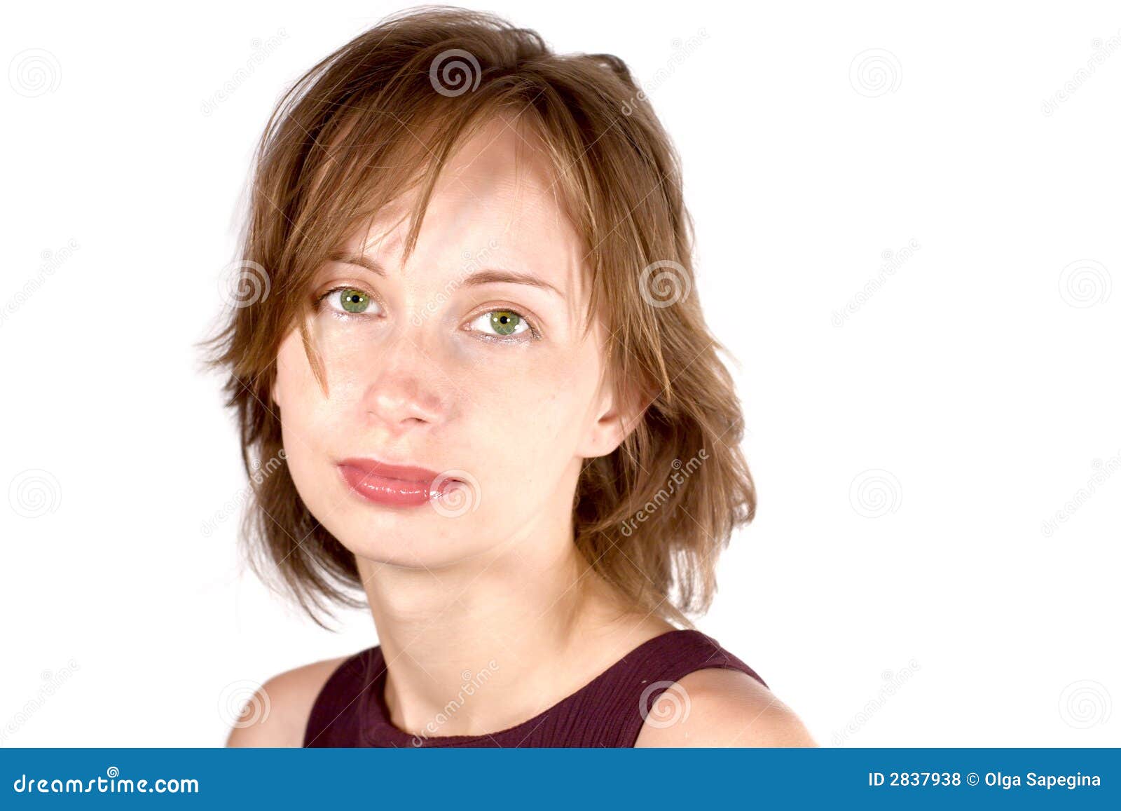 Tired young woman stock photo. Image of boredom, eyes - 2837938