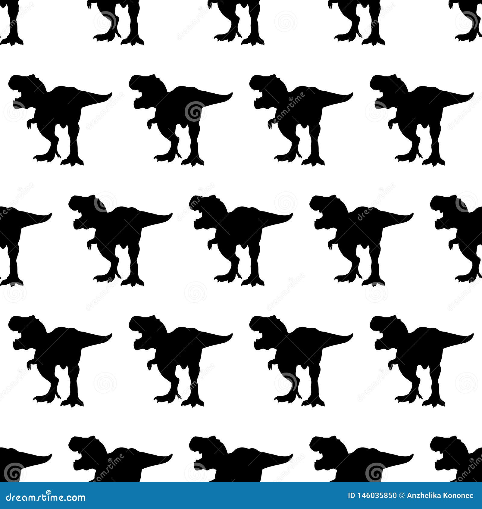 Tireks Pattern Black Silhouette Vector Illustration | CartoonDealer.com ...