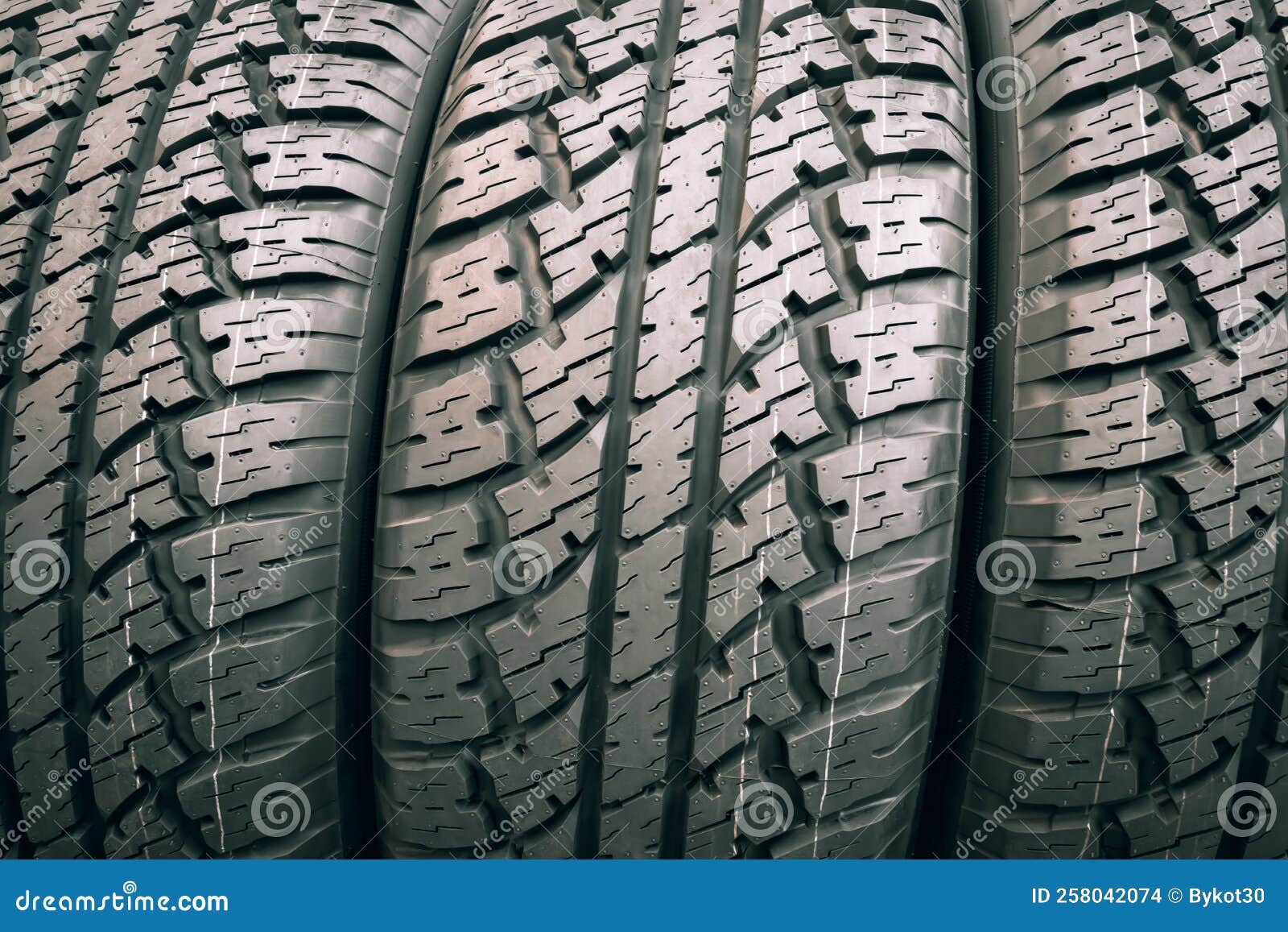 Rubber Car Tires, Close-up. Backgrounds and Textures Stock Photo ...